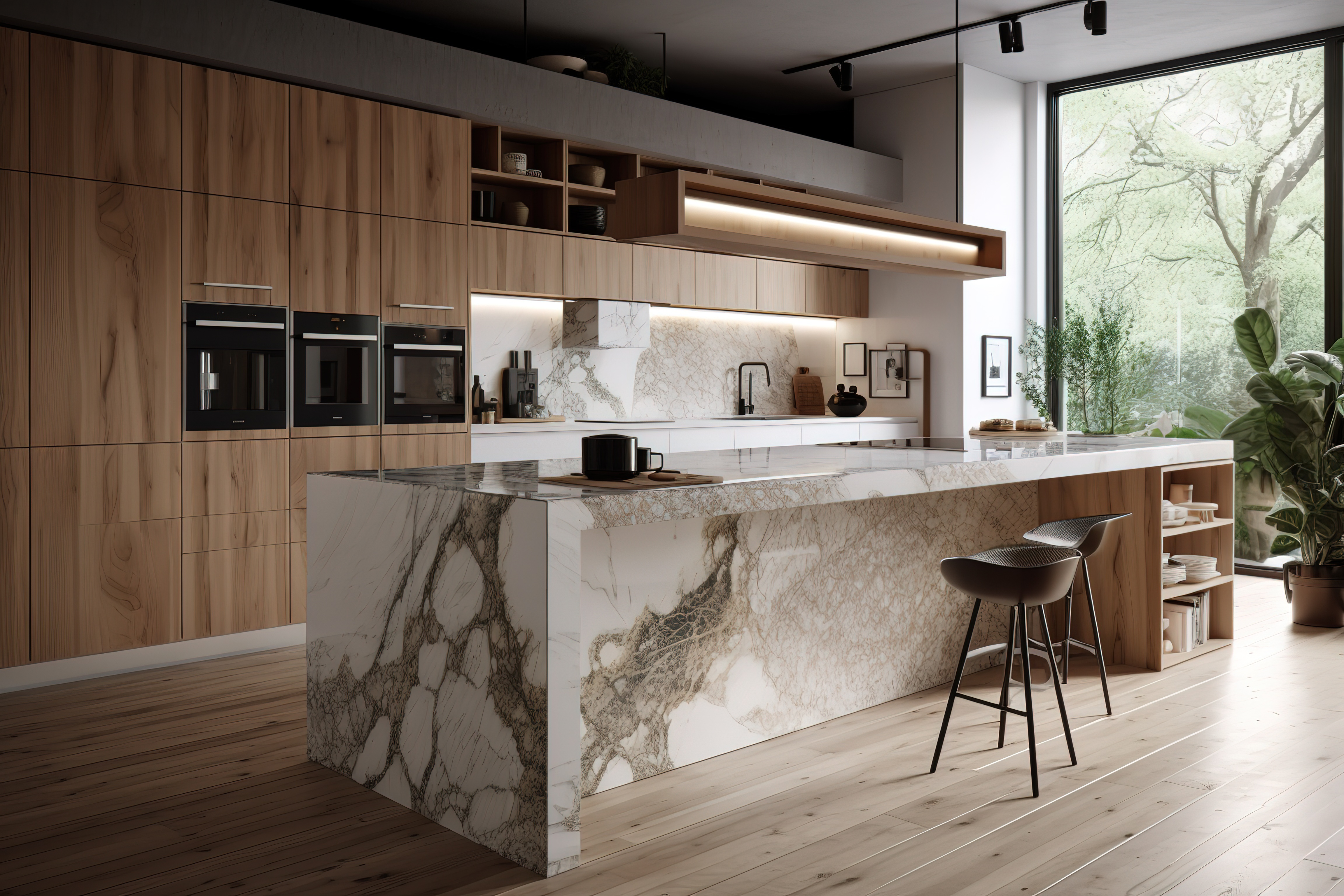 Waterfall Countertops - The Granite Guy Inc.